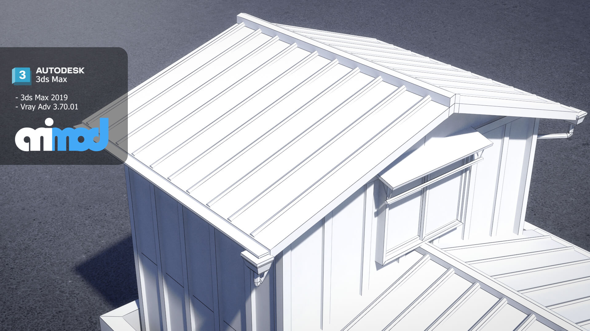 Japanese Style House 0024 - 3D Model by animod