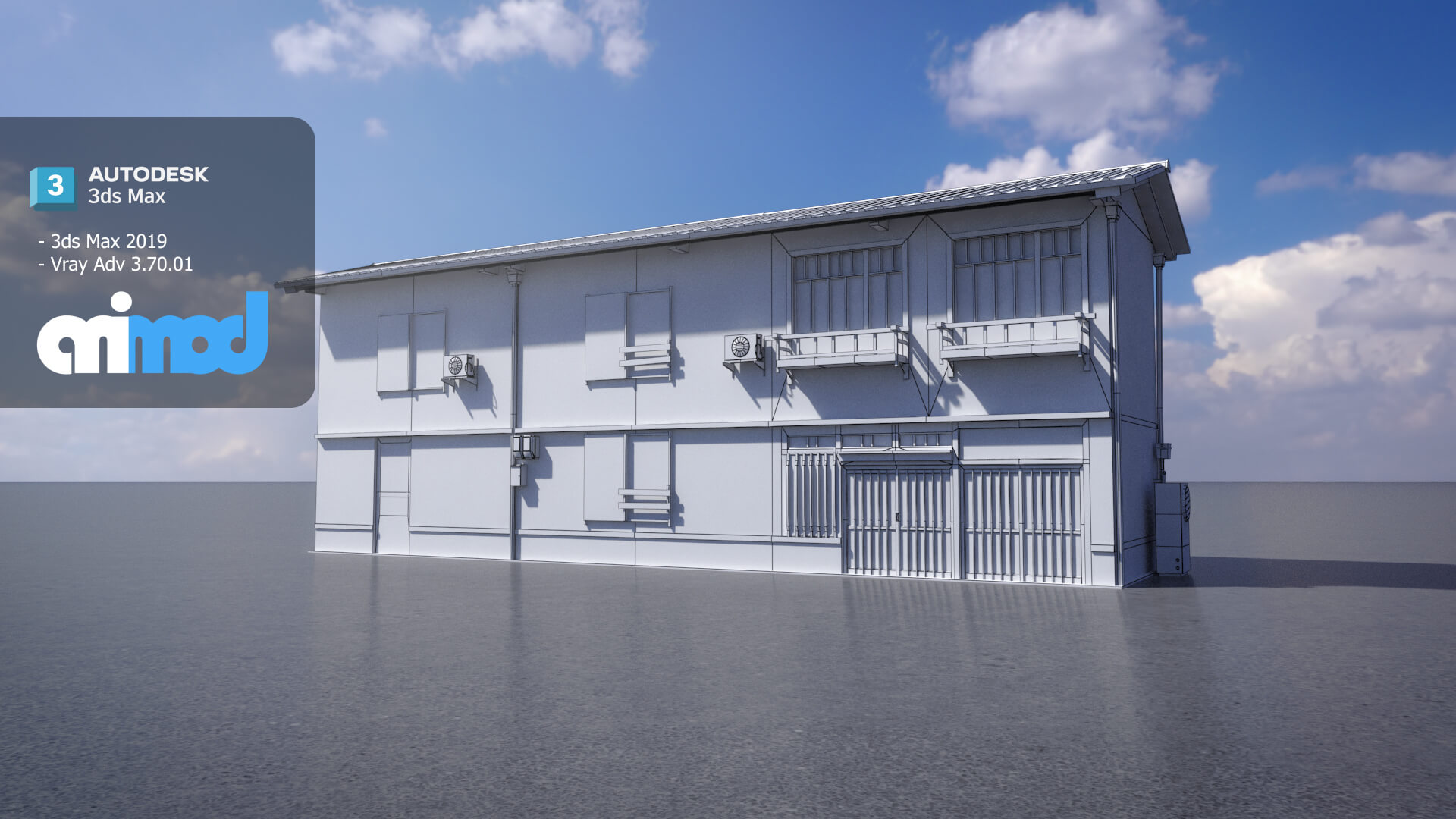 Japanese Style House 0028 - 3D Model by animod