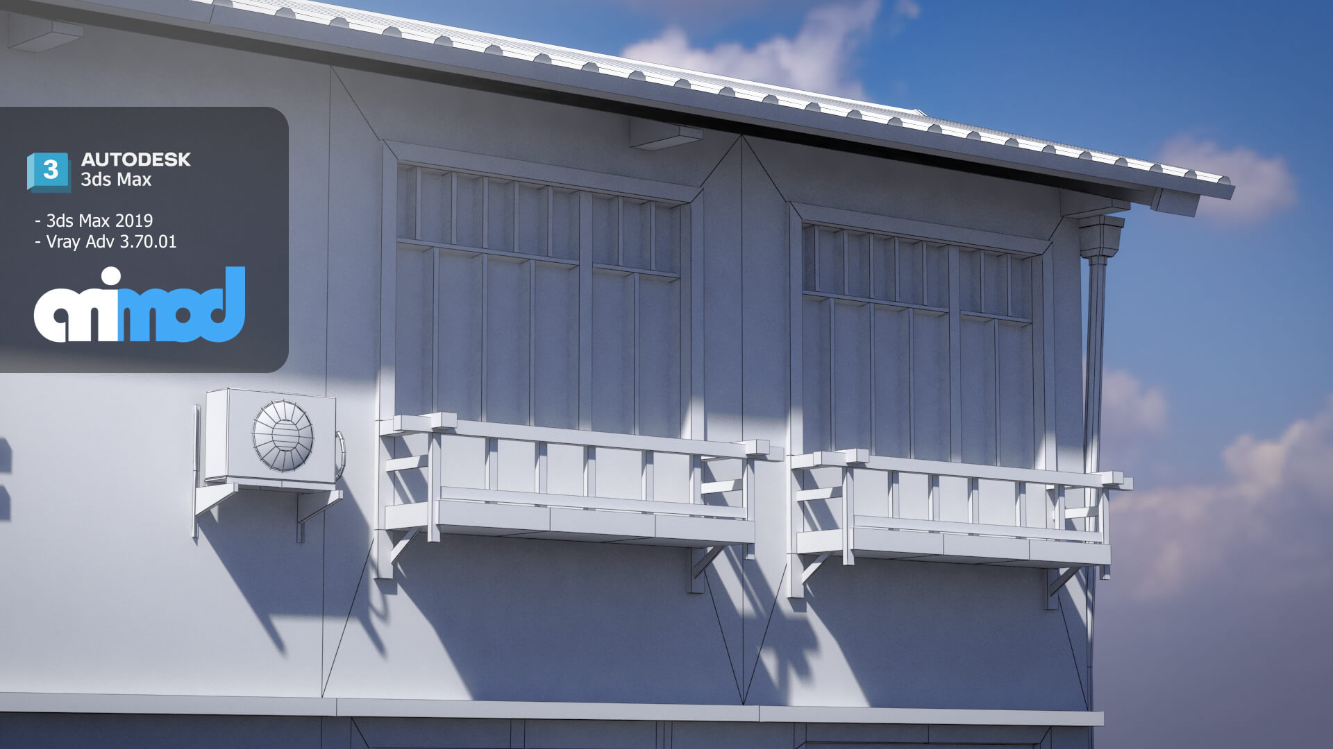 Japanese Style House 0028 - 3D Model by animod