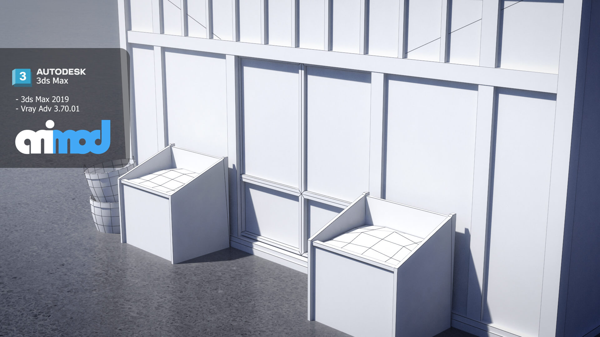 Japanese Style Rice Shop 0025 - 3D Model by animod