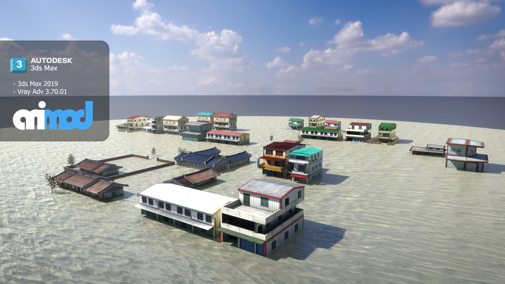 Jiadong Flooding - 3D Model by animod