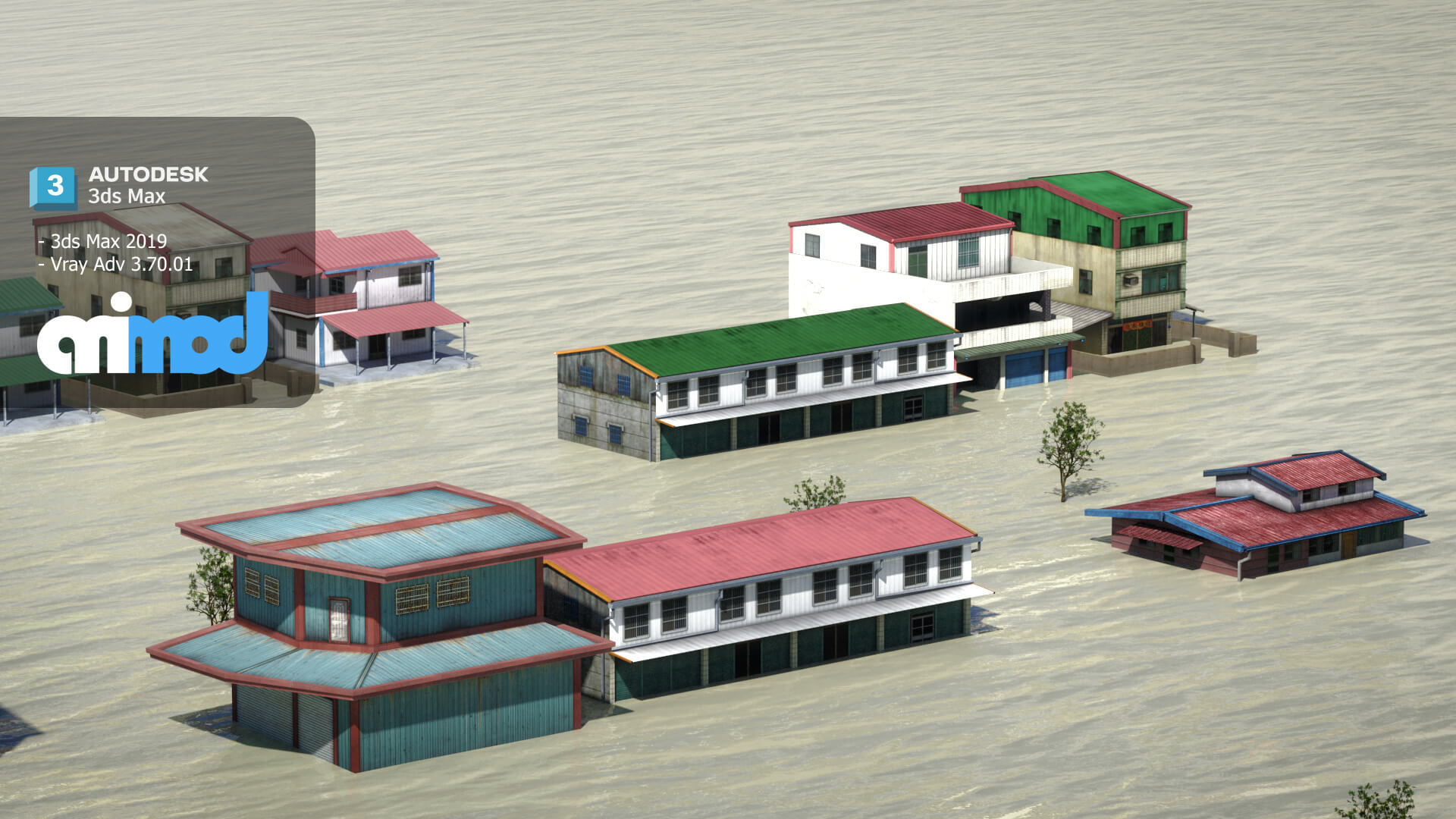 Jiadong Flooding - 3D Model by animod