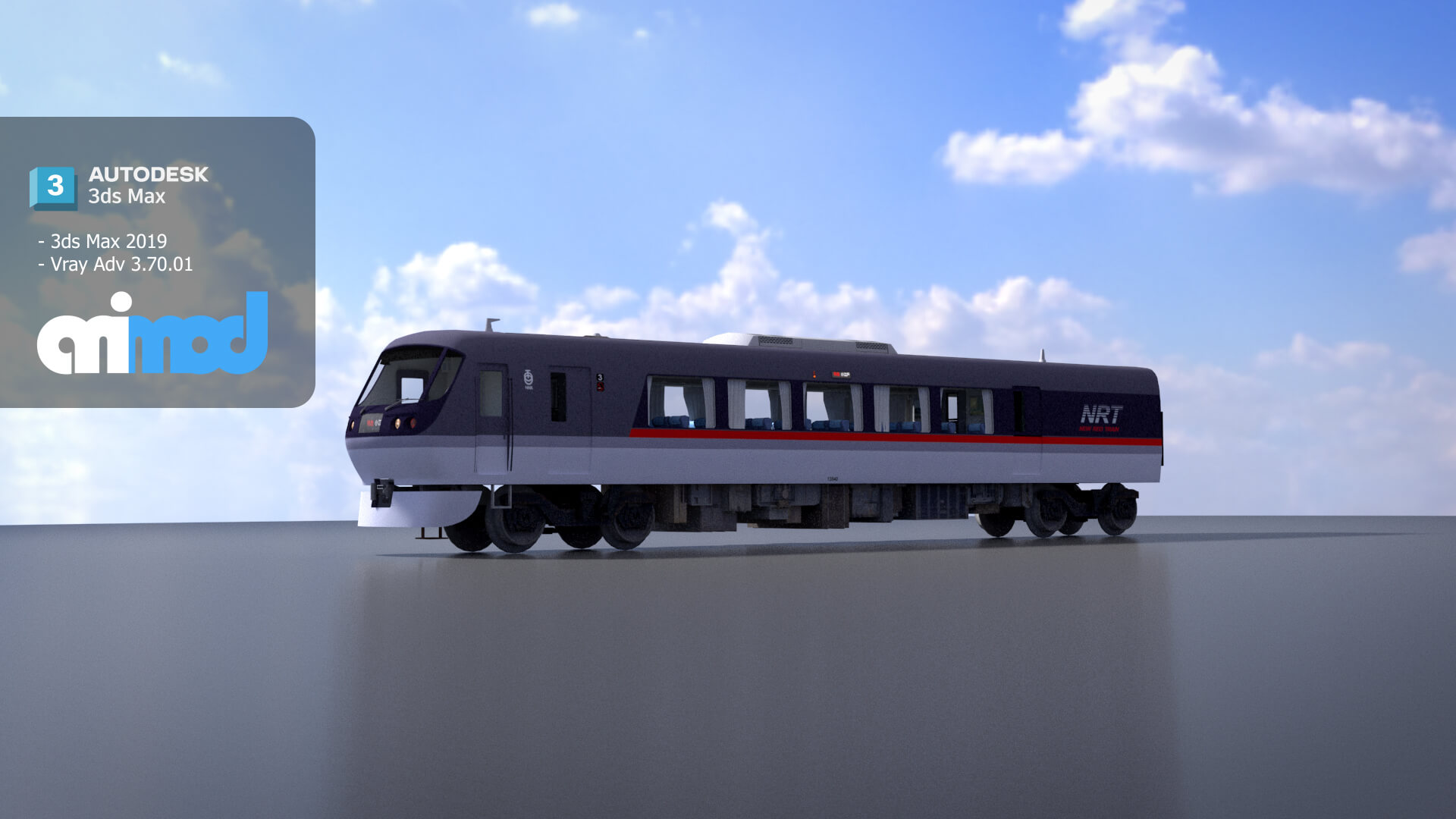 Jr Train 0001 - 3D Model by animod