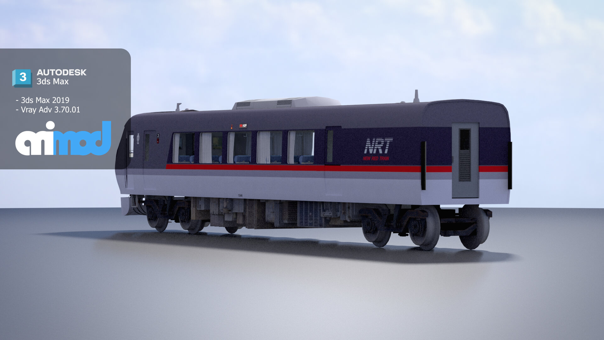 Jr Train 0001 - 3D Model by animod
