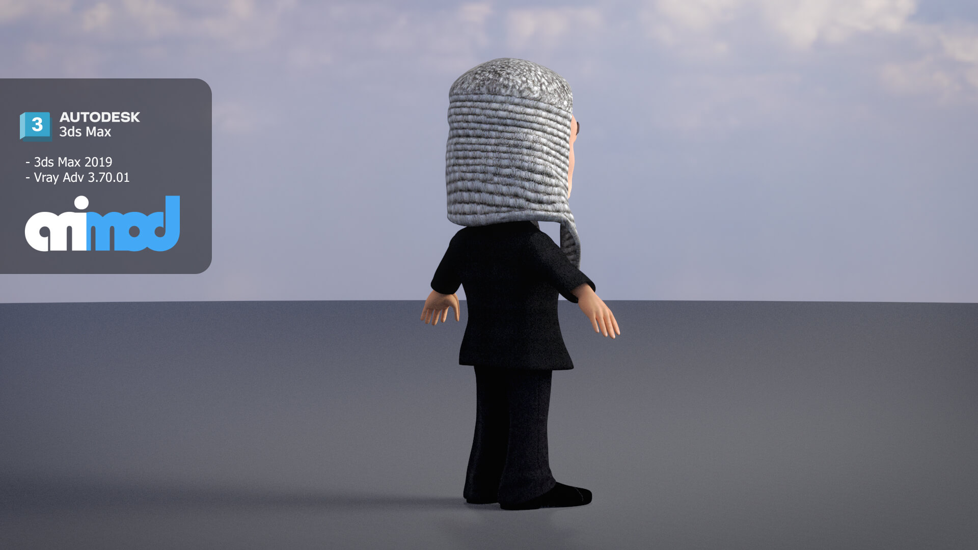 Judge Character - 3D Model by animod