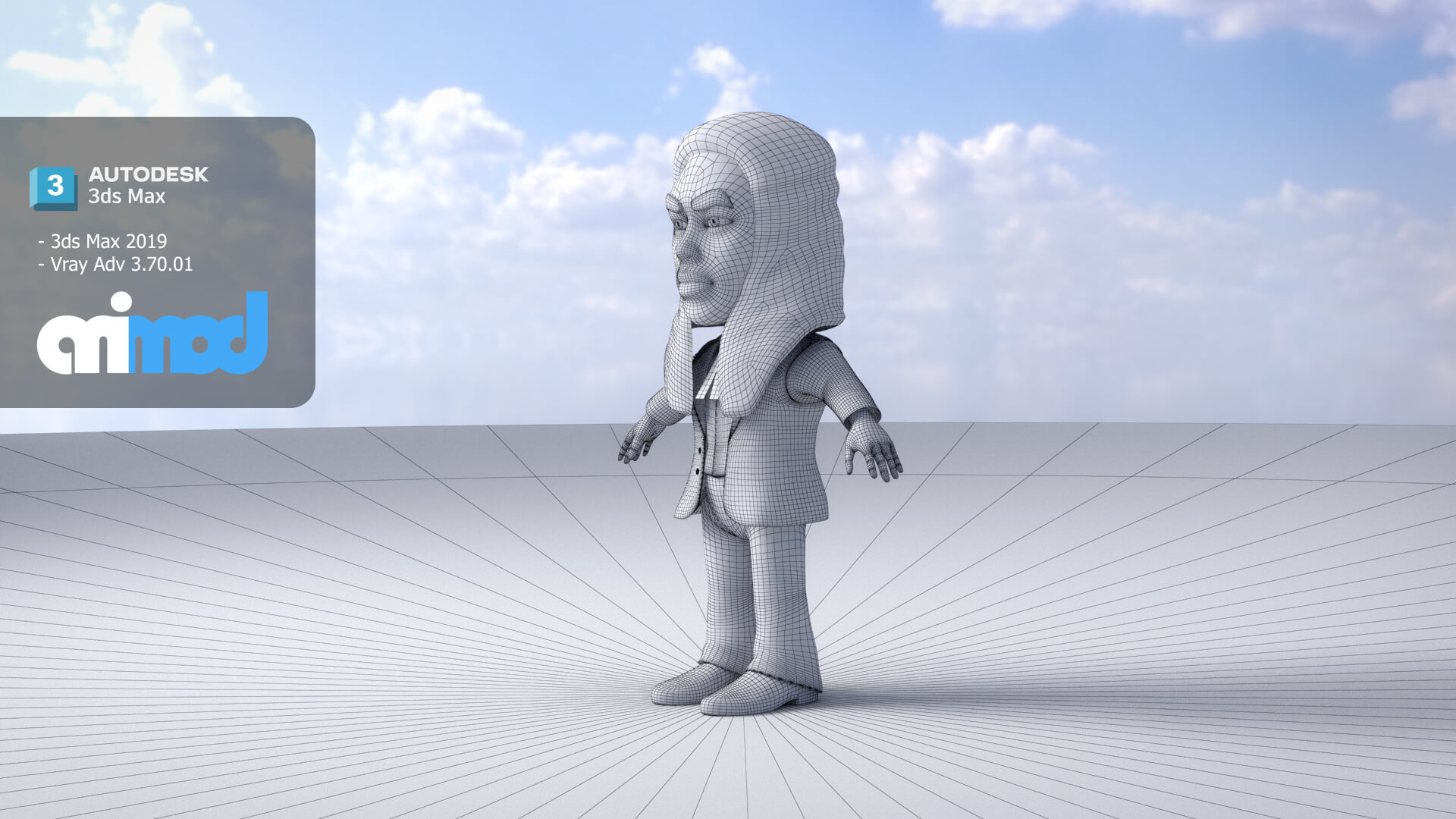 Judge Character - 3D Model by animod