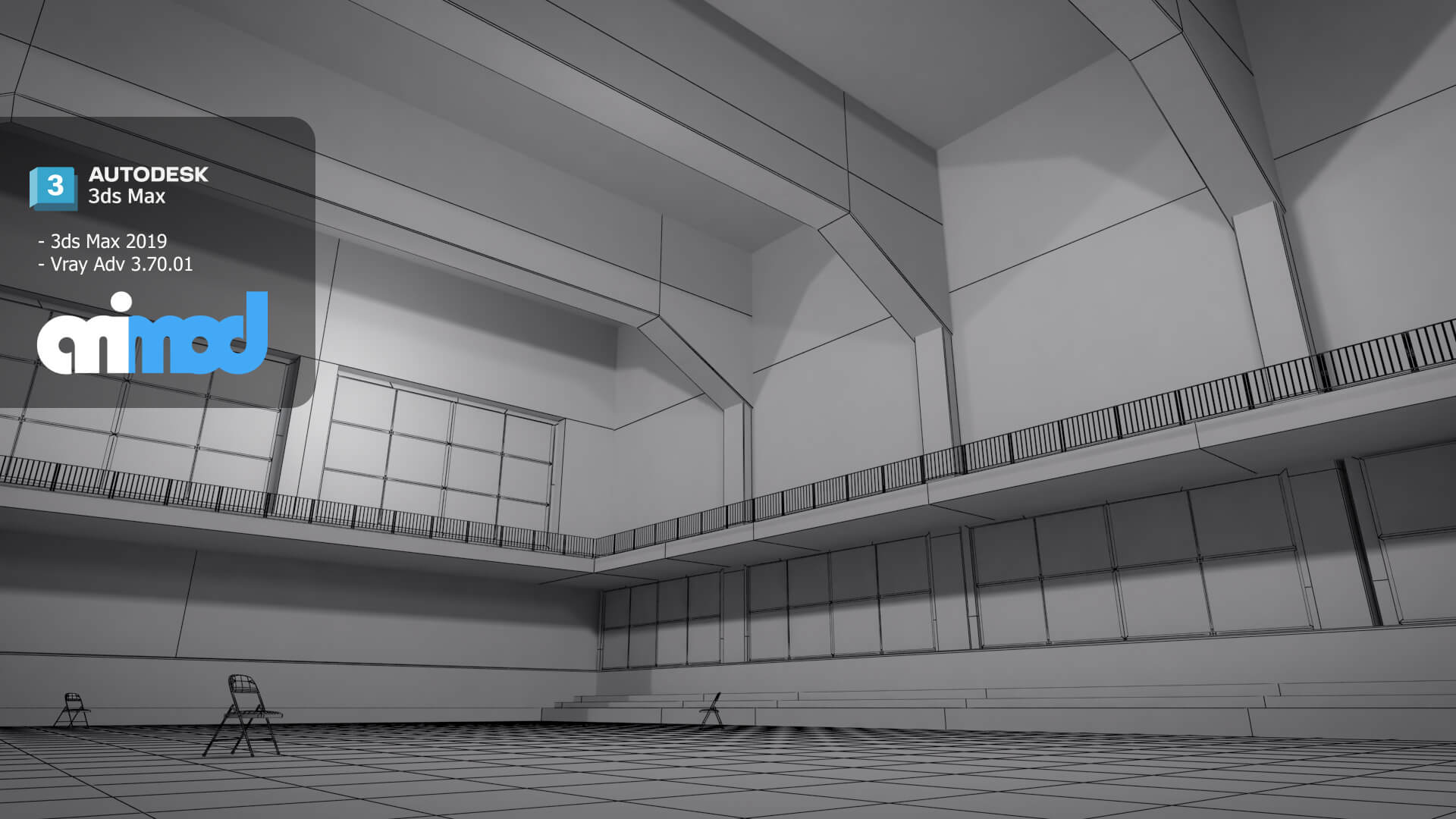 Judo Competition Venue - 3D Model by animod