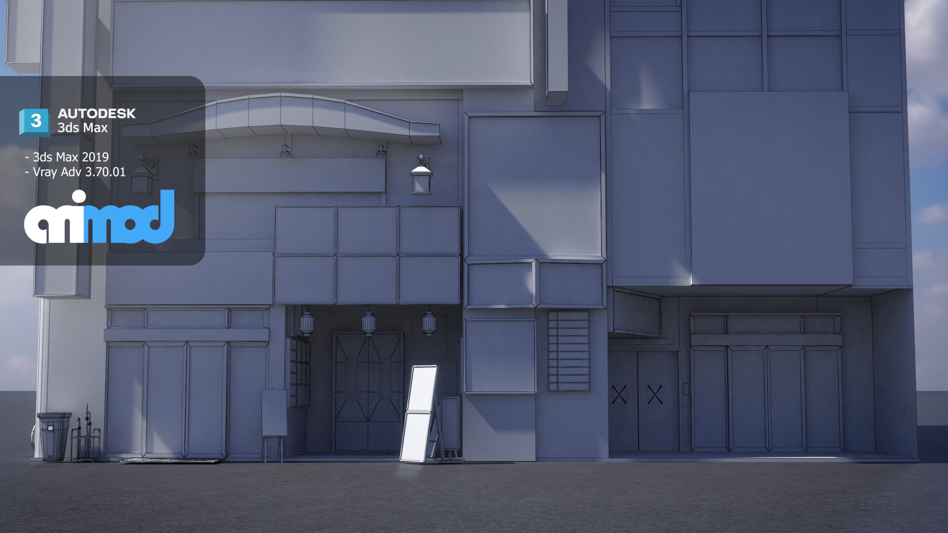 Kabukicho Building 0001 - 3D Model by animod