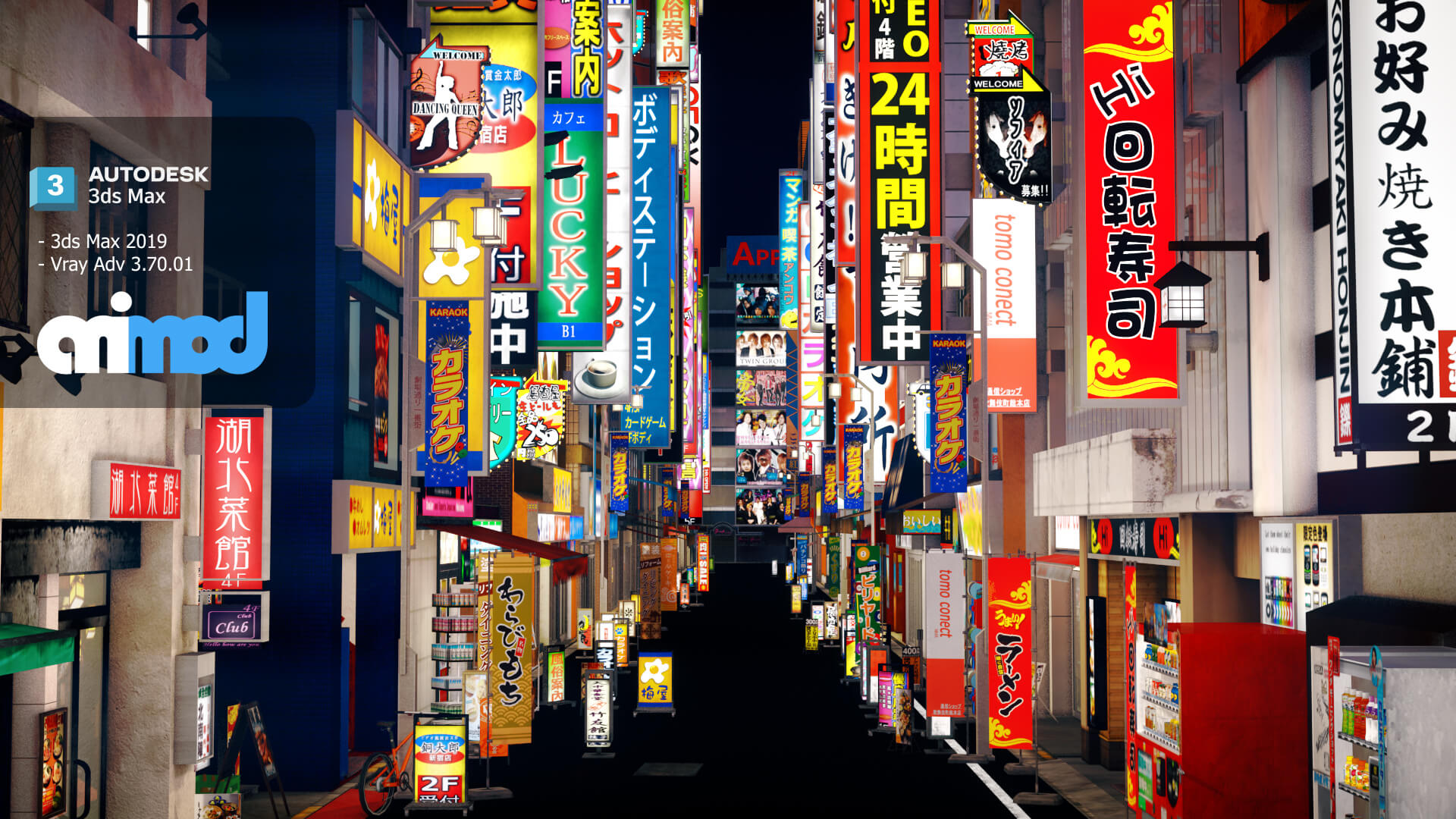 Kabukicho Street - 3D Model by animod