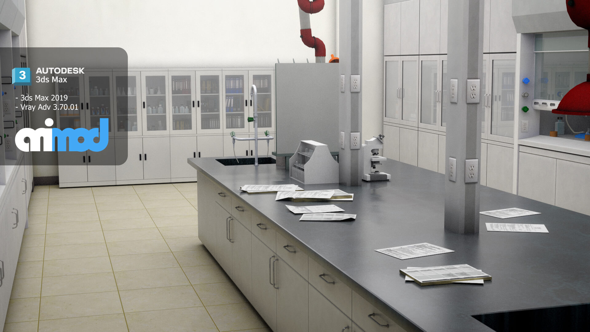 A Laboratory - 3D Model by animod