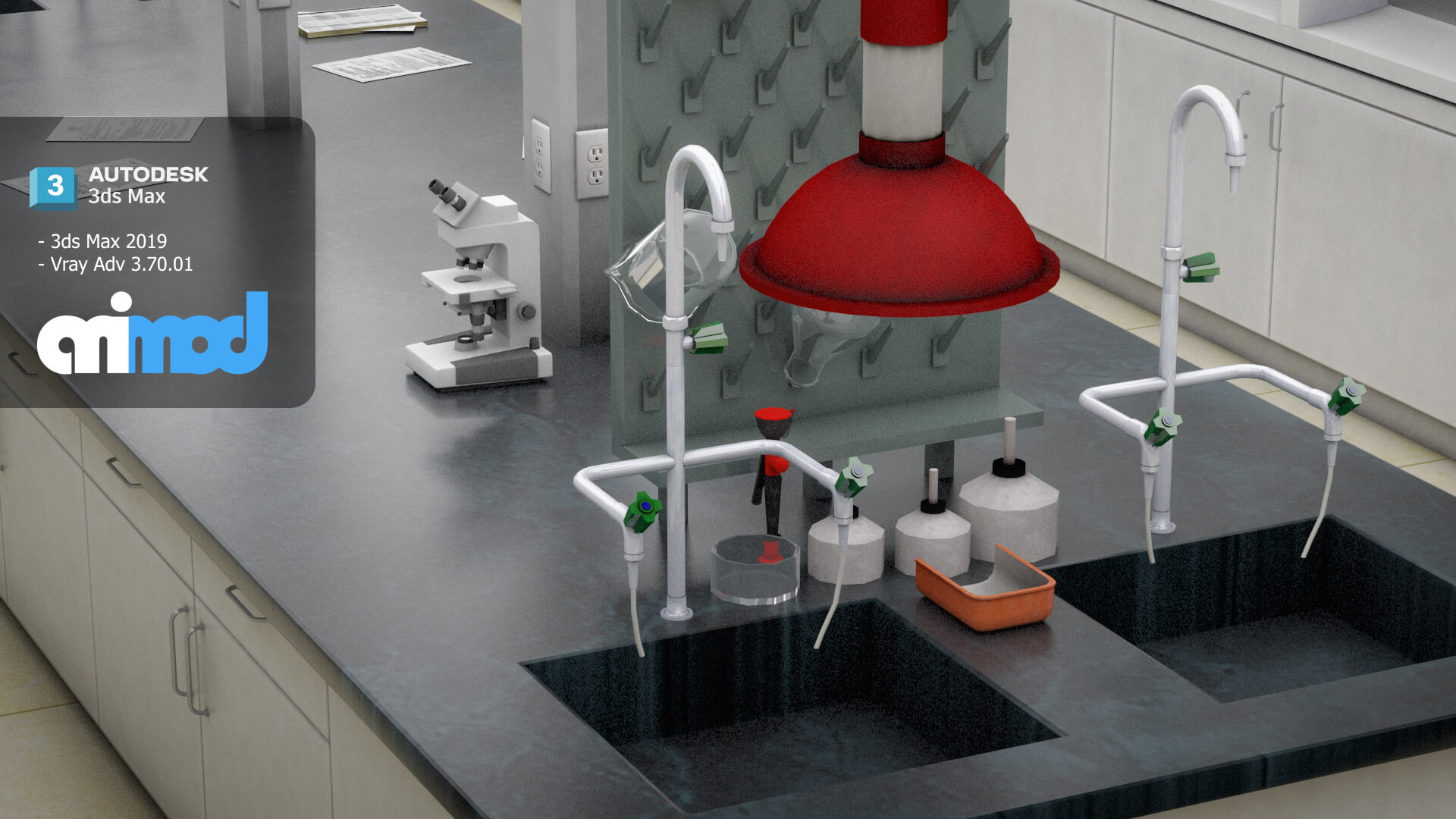 A Laboratory - 3D Model by animod