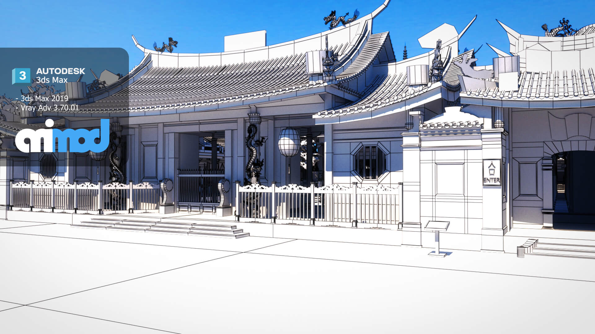 Lungshan Temple - 3D Model by animod