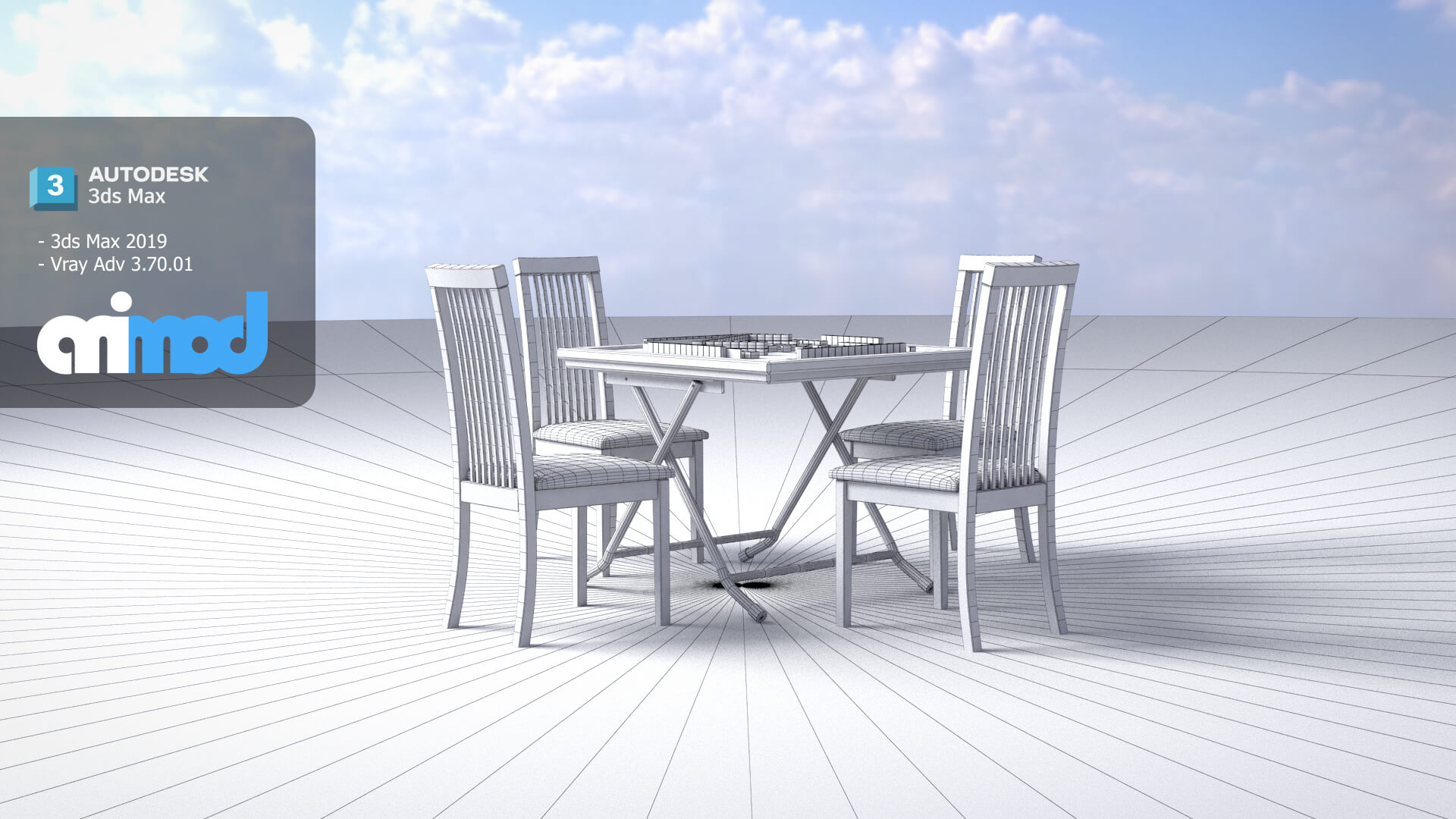 Mahjong Table - 3D Model by animod