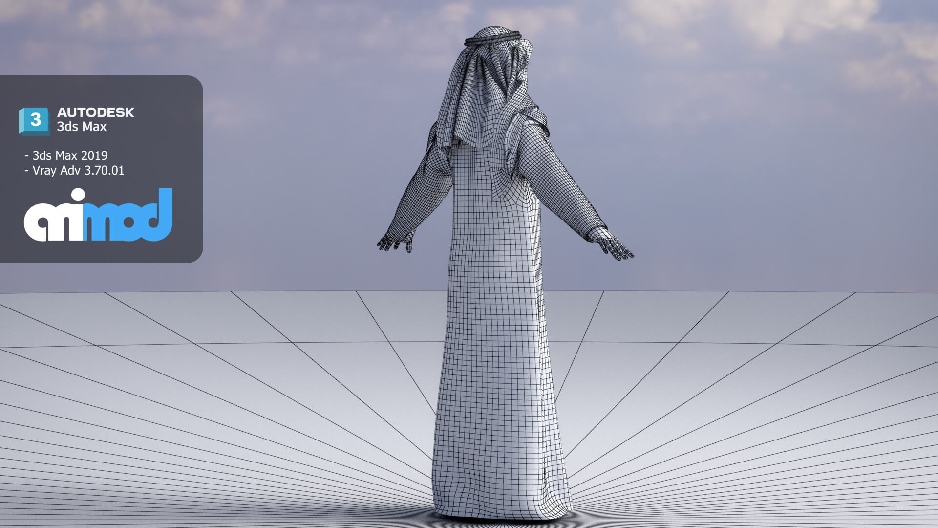 Middle East Man - 3D Model by animod
