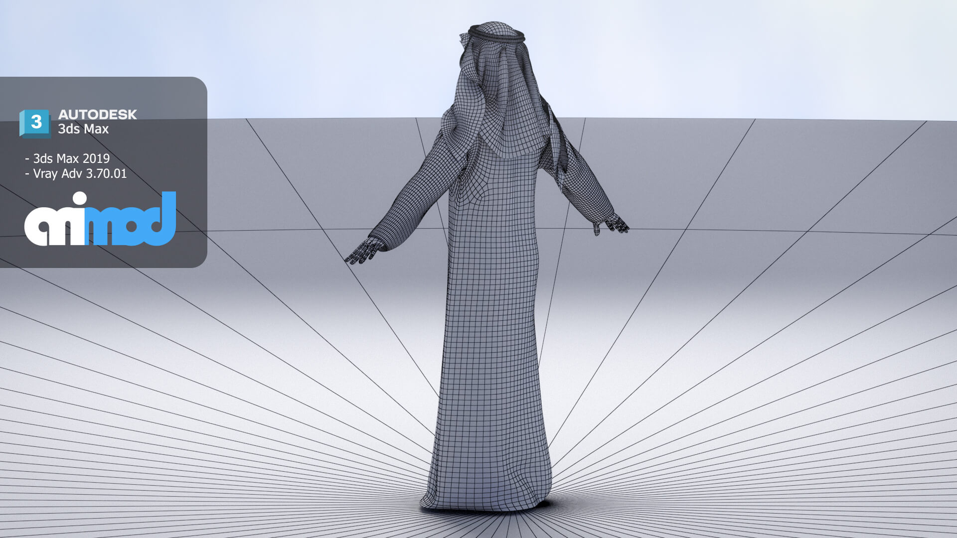 Middle East Man - 3D Model by animod