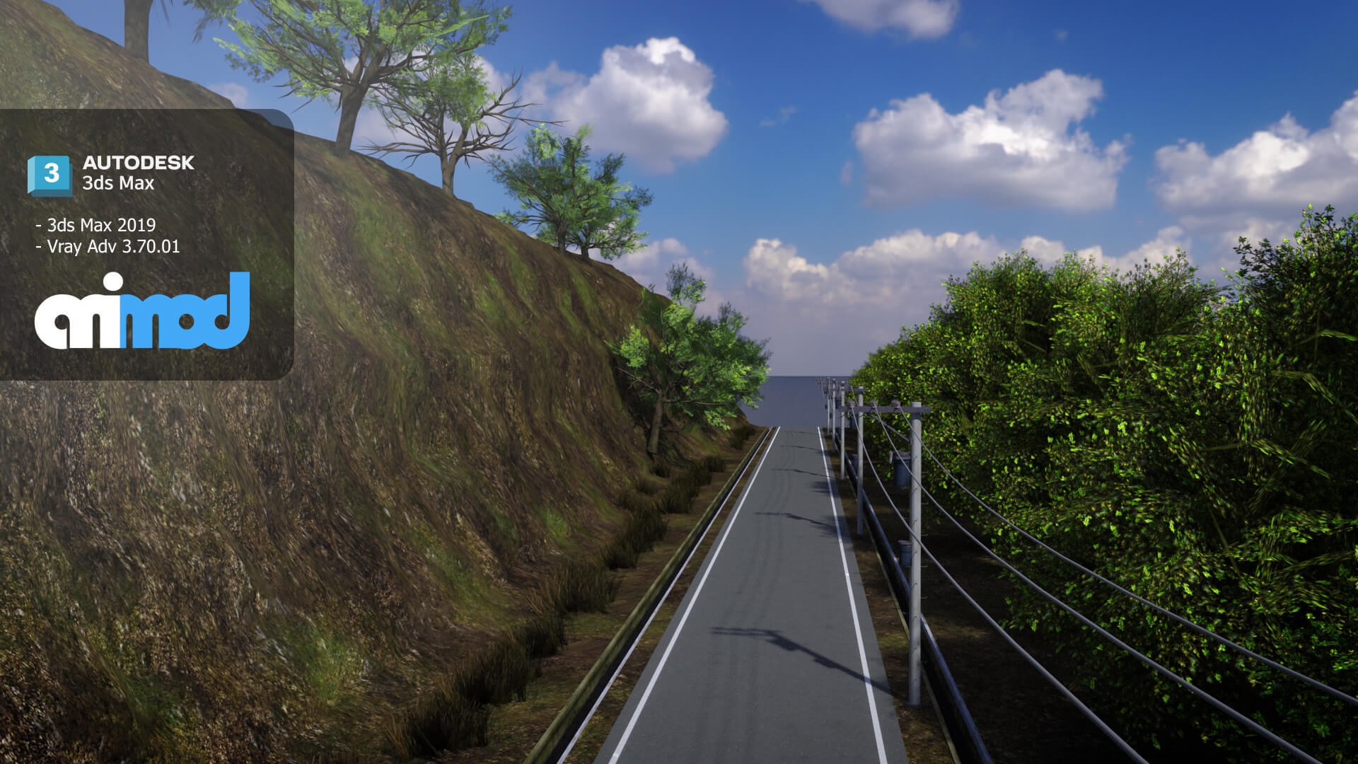 Mountain Road - 3D Model by animod