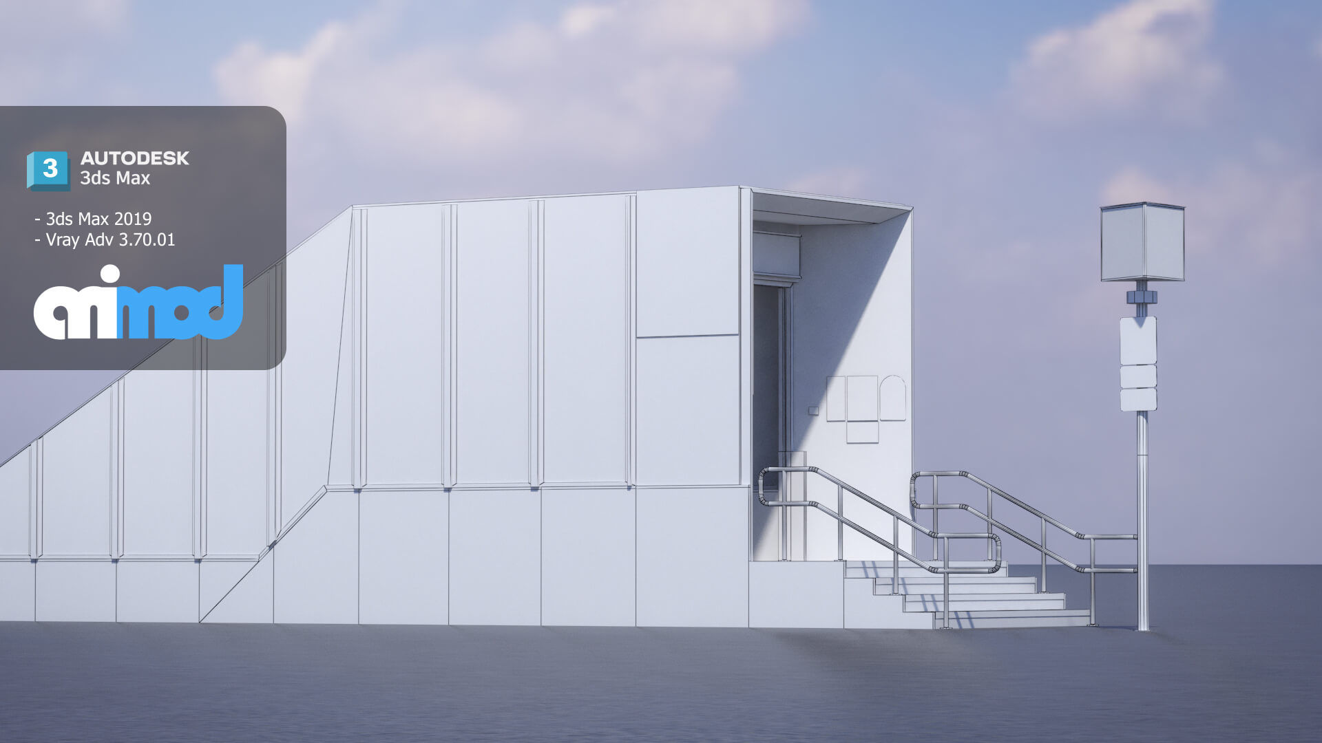 Taiwan Mrt Exit 1 - 3D Model by animod