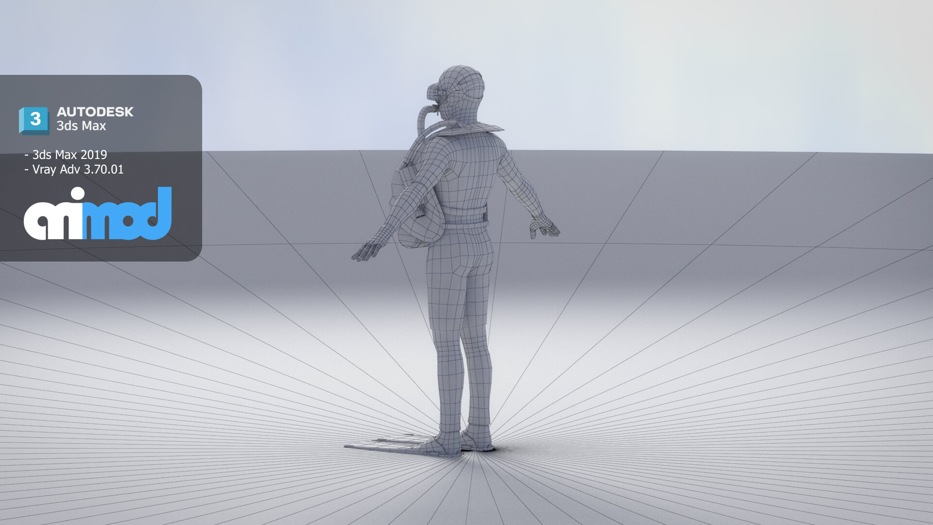 Navy Seal in Diving Overalls - 3D Model by animod