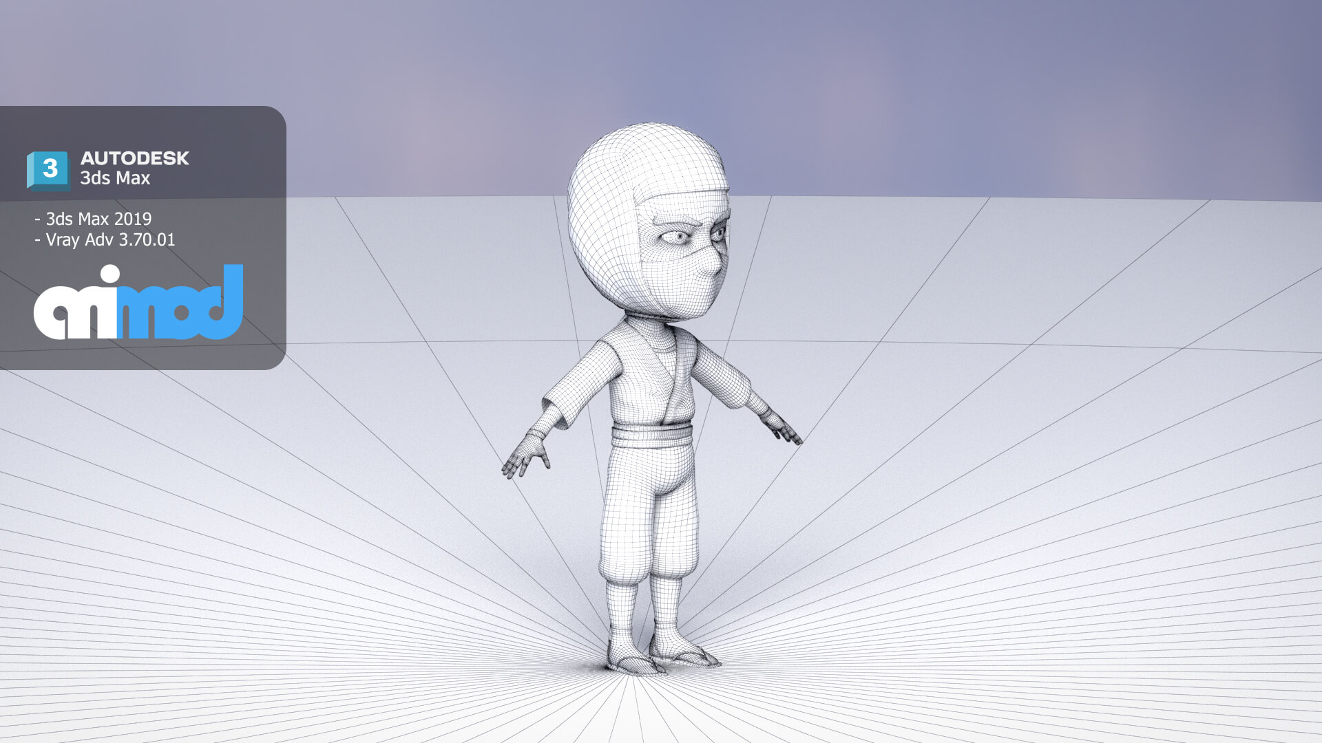 Ninja Character - 3D Model by animod
