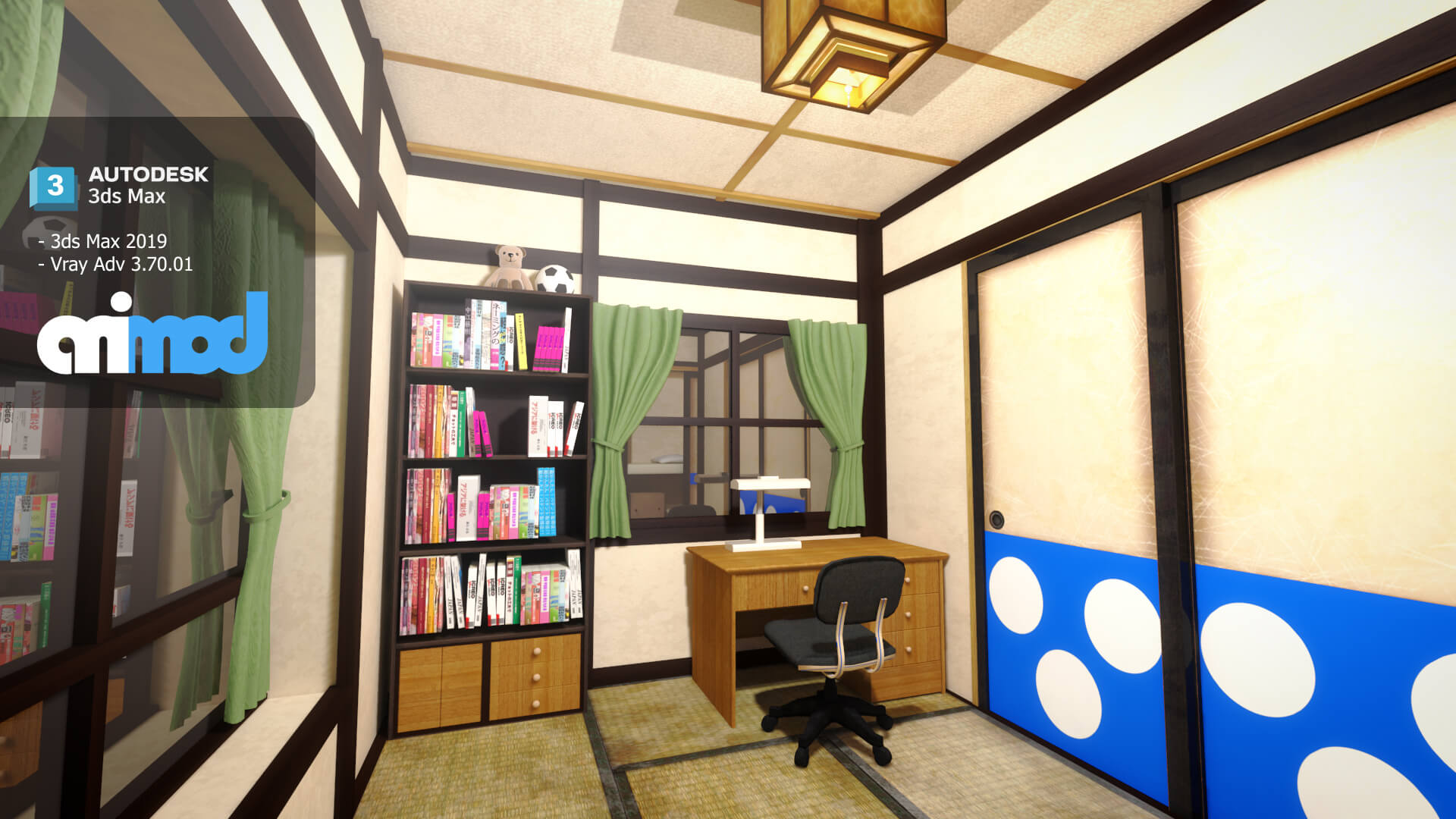 Nobita Room Doraemon - 3D Model by animod