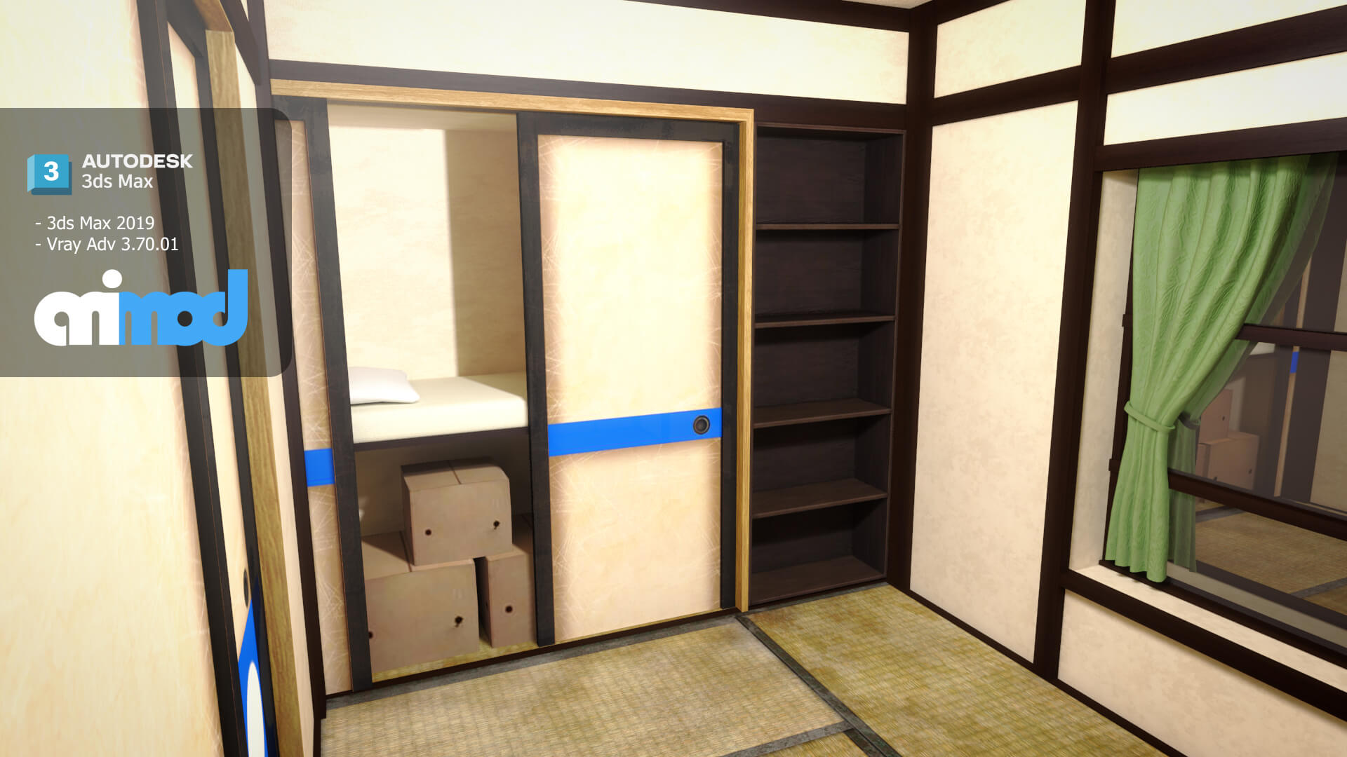 Nobita Room Doraemon - 3D Model by animod