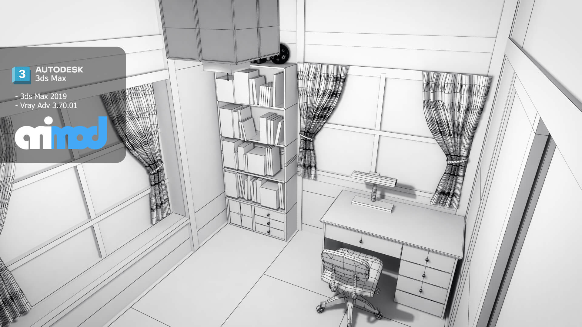 Nobita Room Doraemon - 3D Model by animod