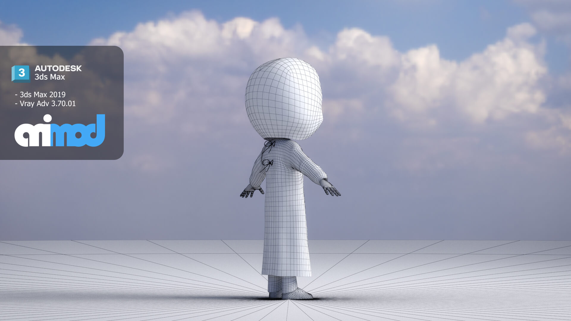 Nurse 0005 character - 3D Model by animod