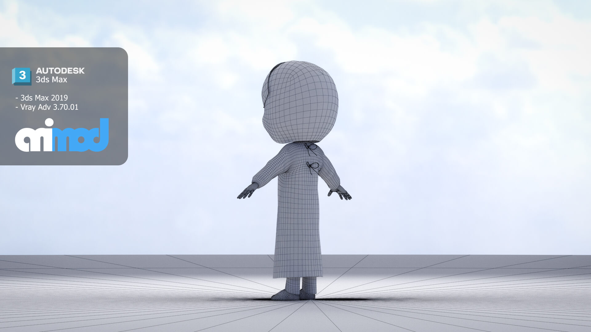 Nurse 0005 character - 3D Model by animod