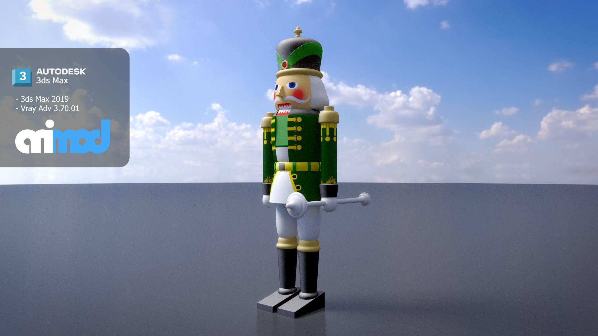 Nutcracker xmas - 3D Model by animod
