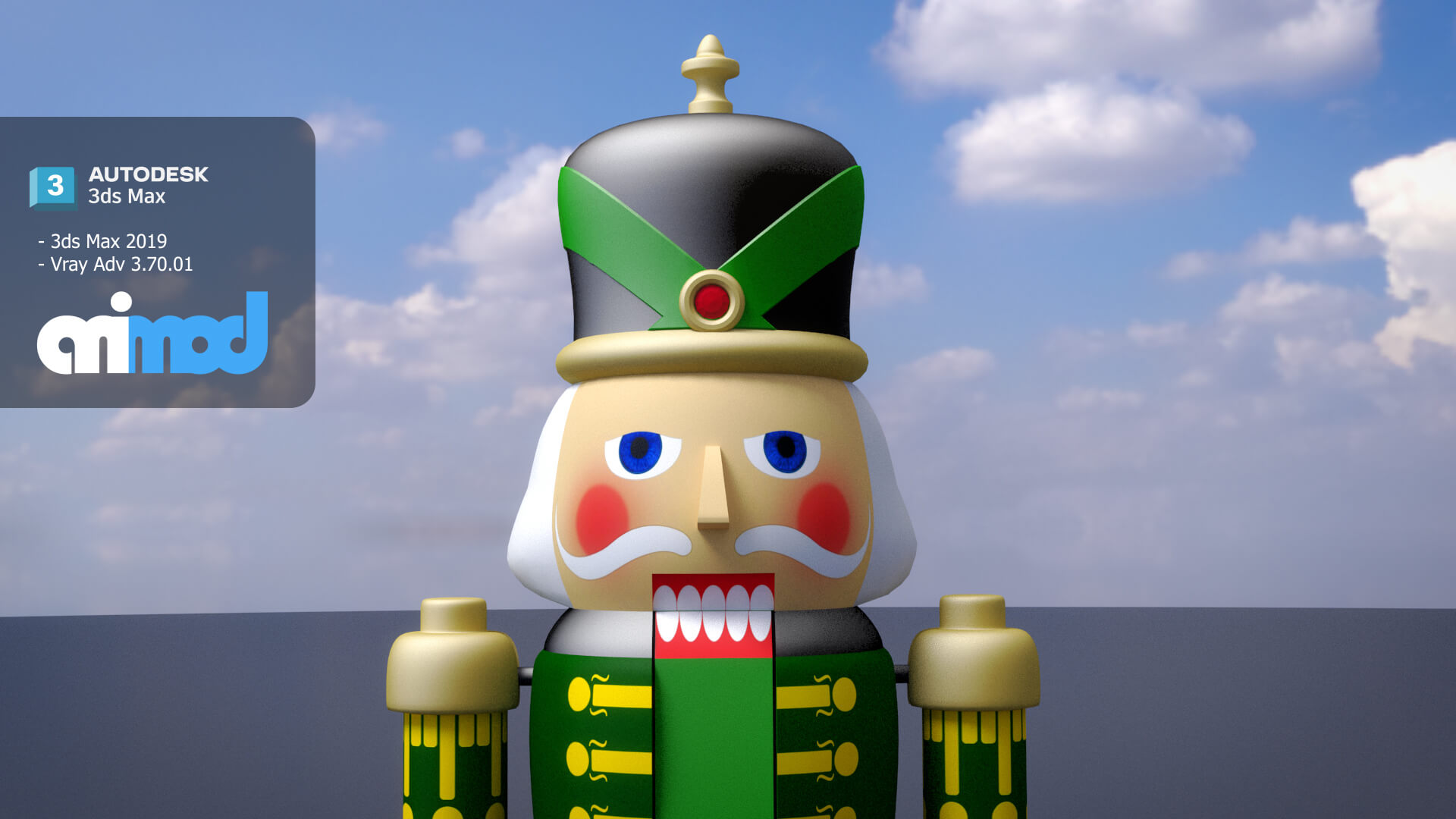 Nutcracker xmas - 3D Model by animod