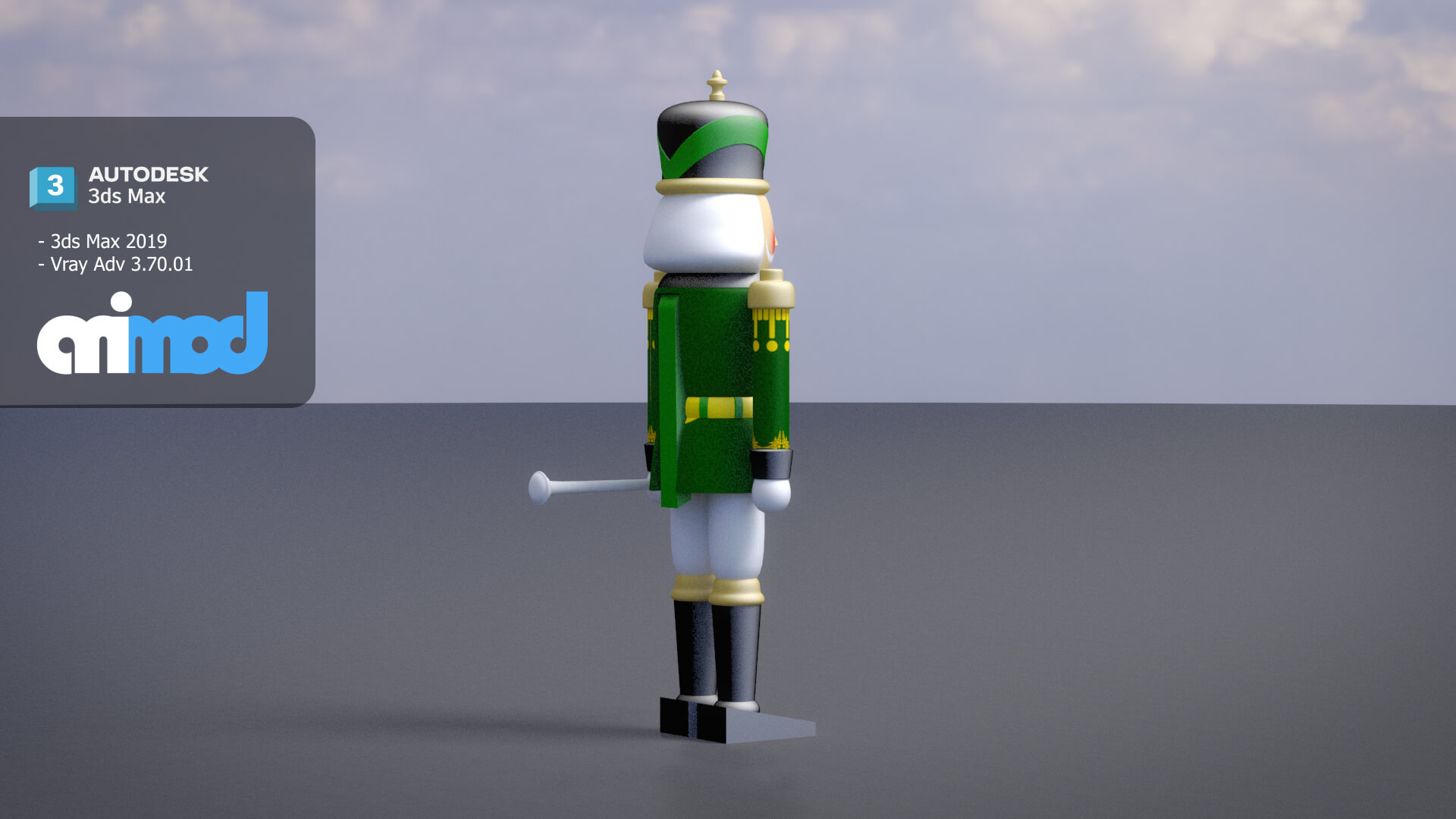 Nutcracker xmas - 3D Model by animod