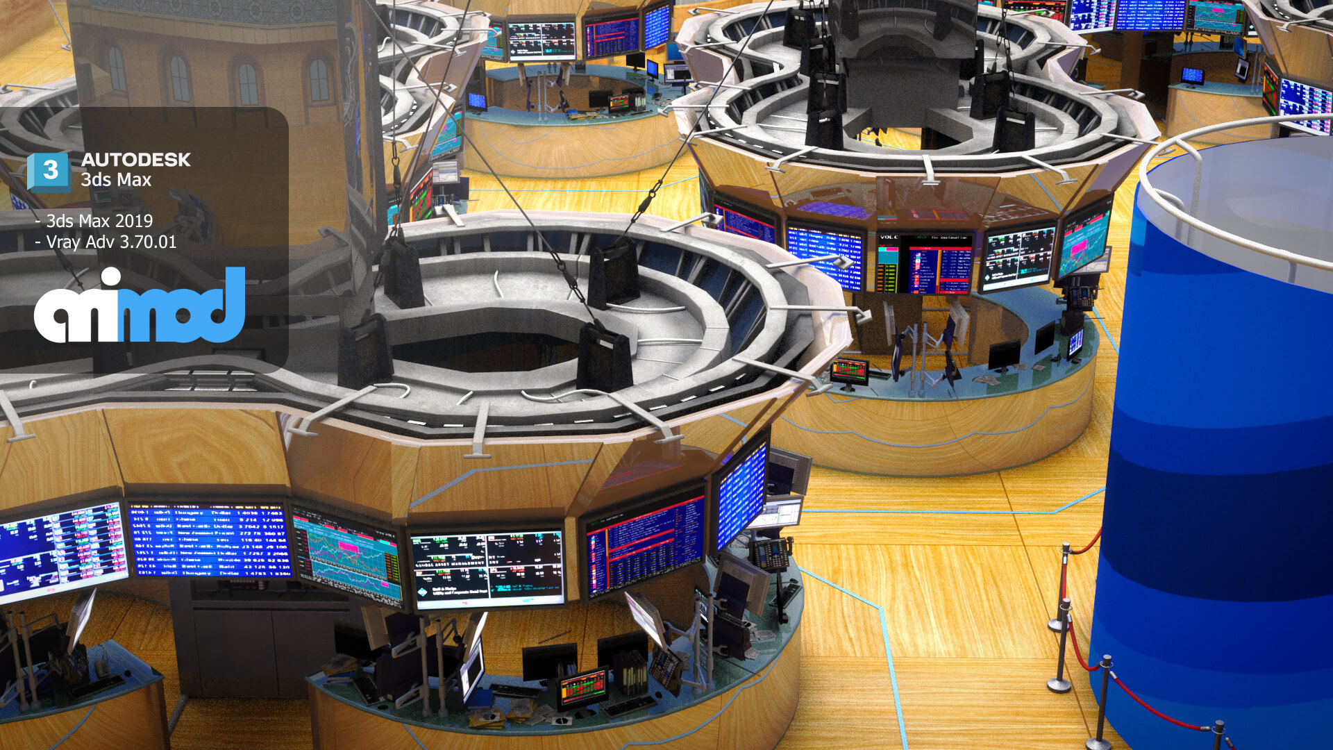 Nyse New York Stock Exchange - 3D Model by animod