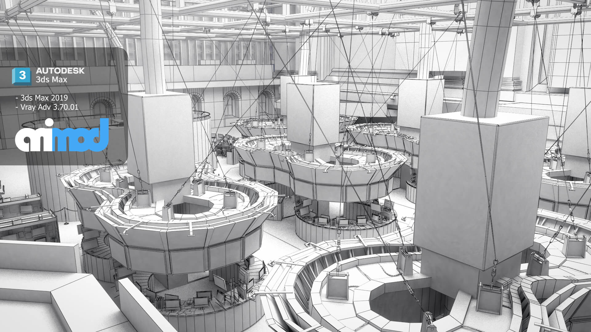 Nyse New York Stock Exchange - 3D Model by animod