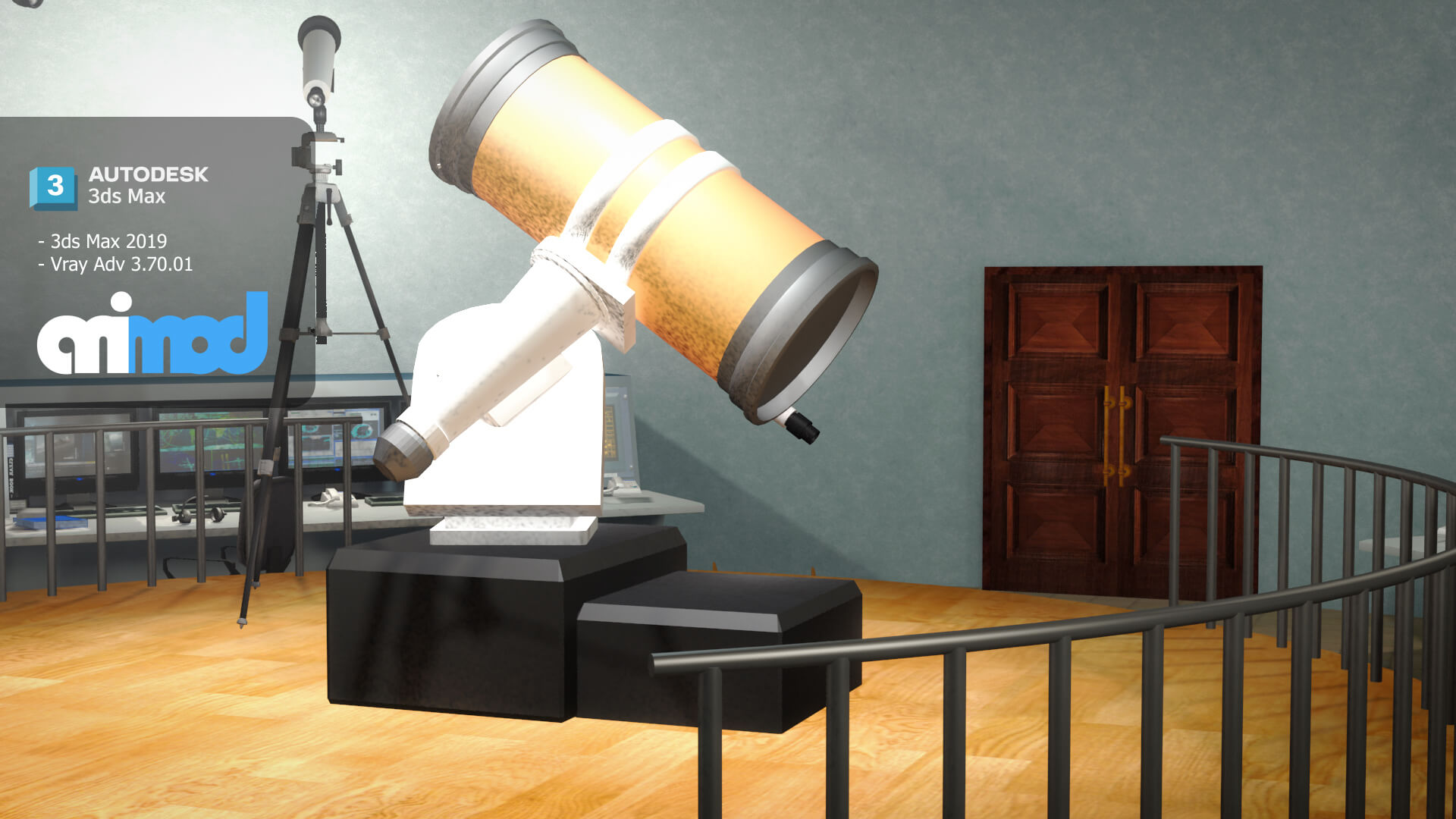 Observatory 001 - 3D Model by animod