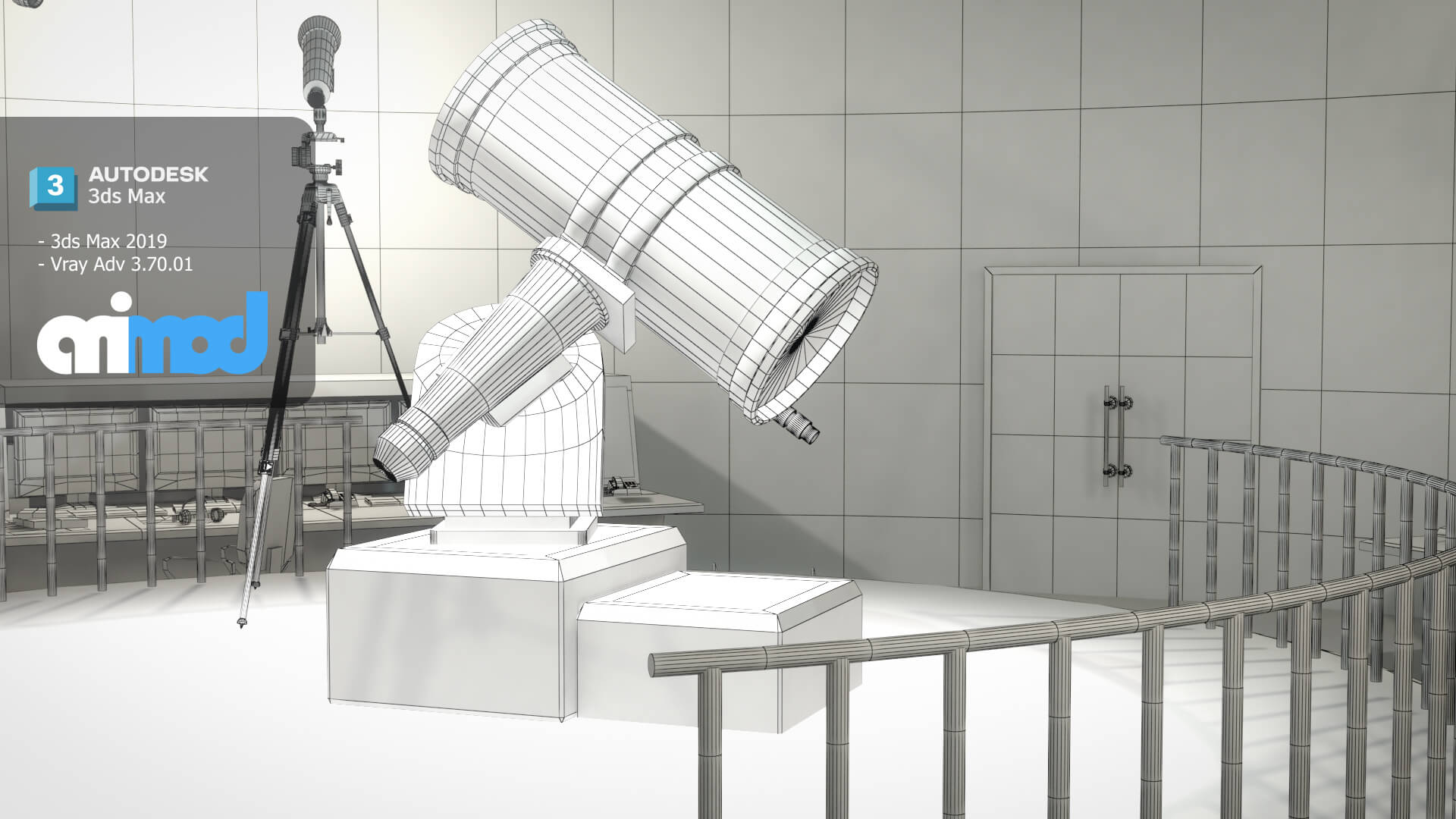 Observatory 001 - 3D Model by animod