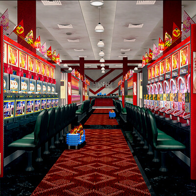 Pachinko Game Center - 3D Model by animod
