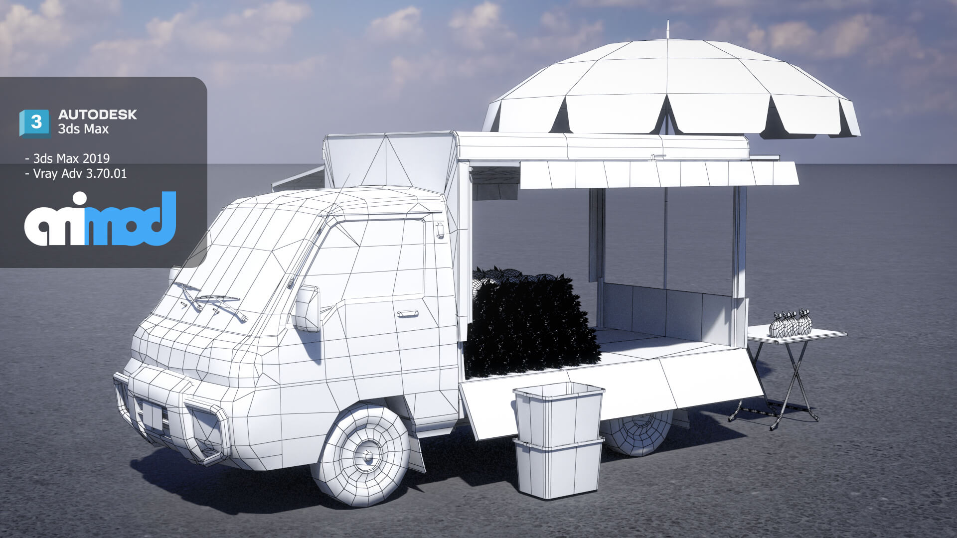 Pineapple Truck - 3D Model by animod