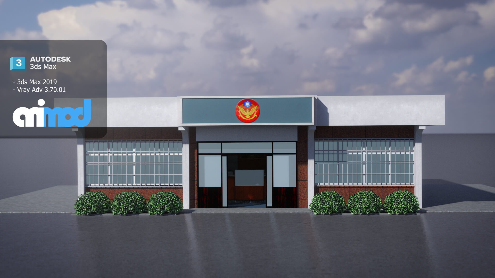 Police Office 01 - 3D Model by animod