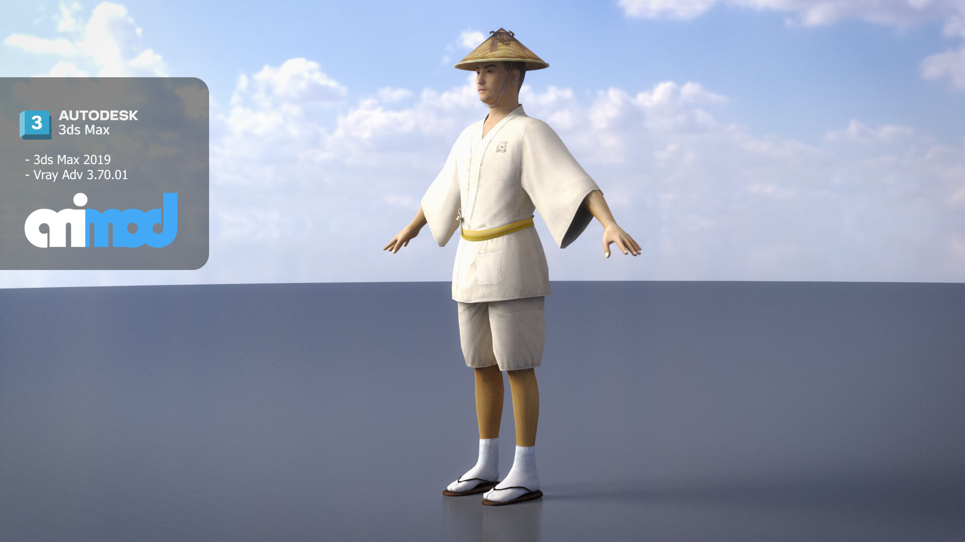 Porter Costume - 3D Model by animod