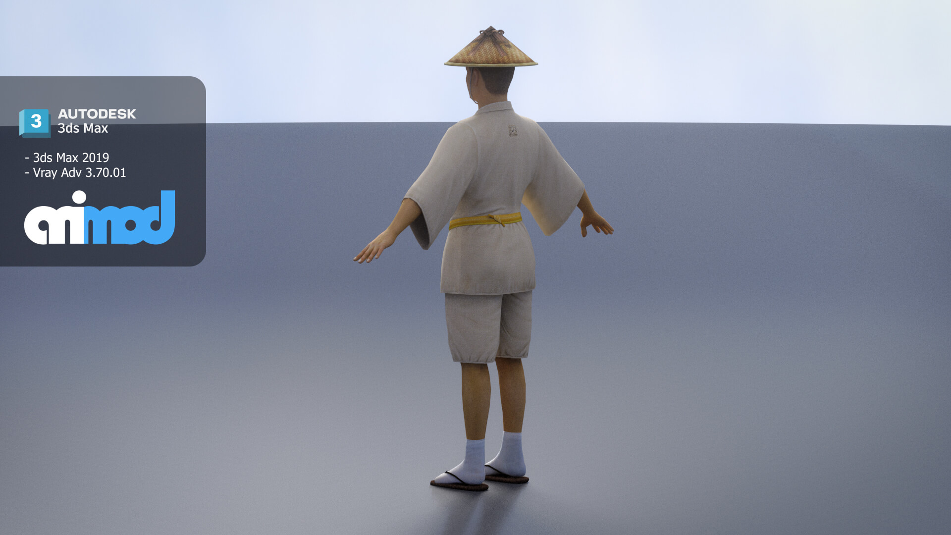 Porter Costume - 3D Model by animod