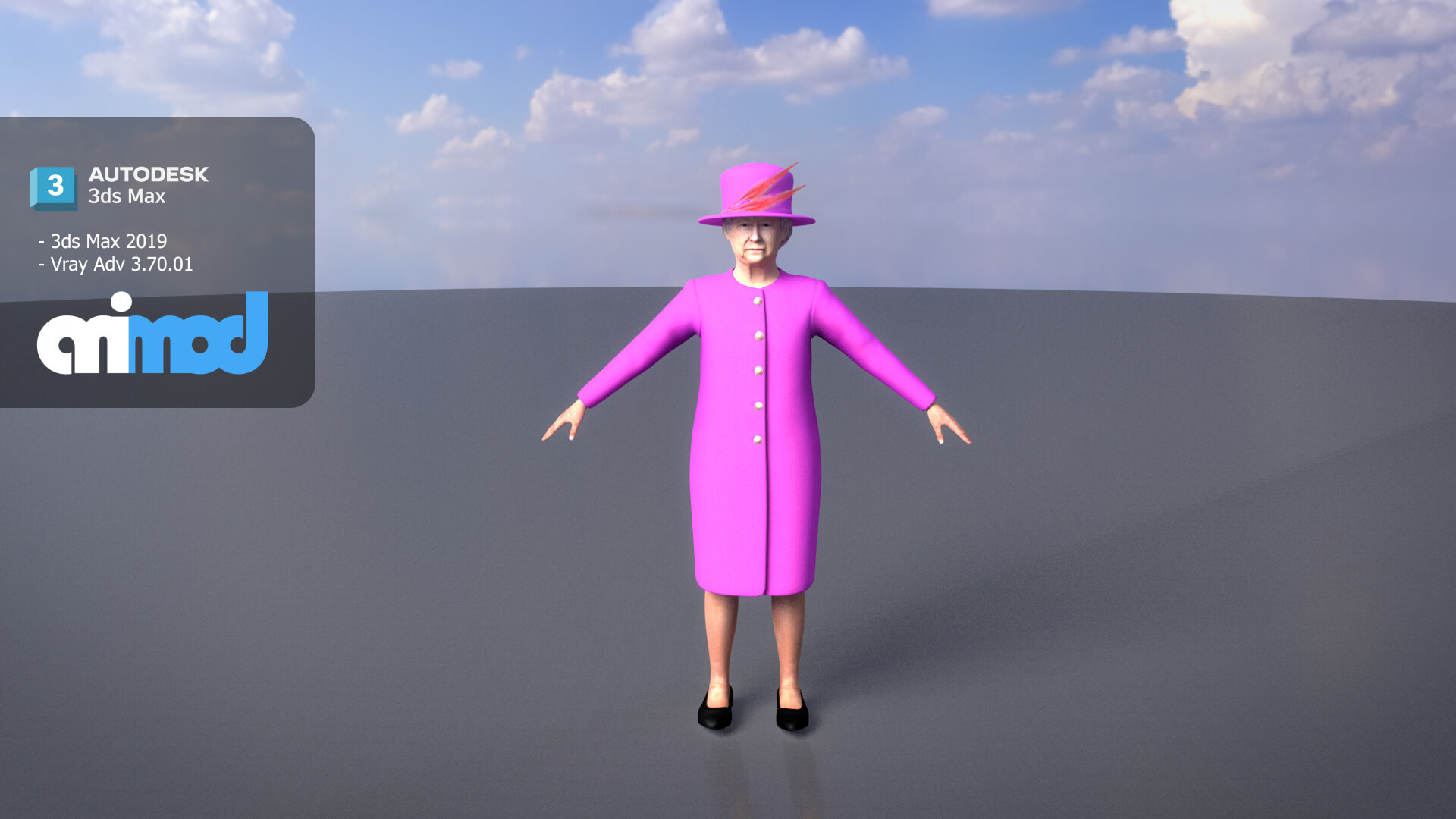 Queen Elizabeth - 3D Model by animod