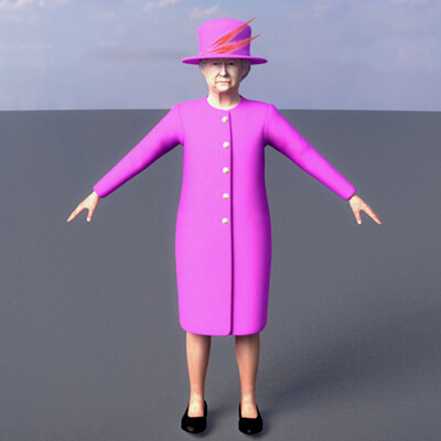 Queen Elizabeth - 3D Model by animod