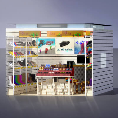 Raohe Shoes Store - 3D Model by animod