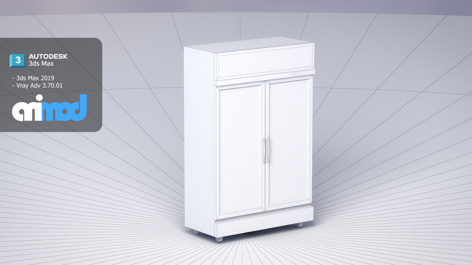 Refrigerated Display Freezer - 3D Model by animod