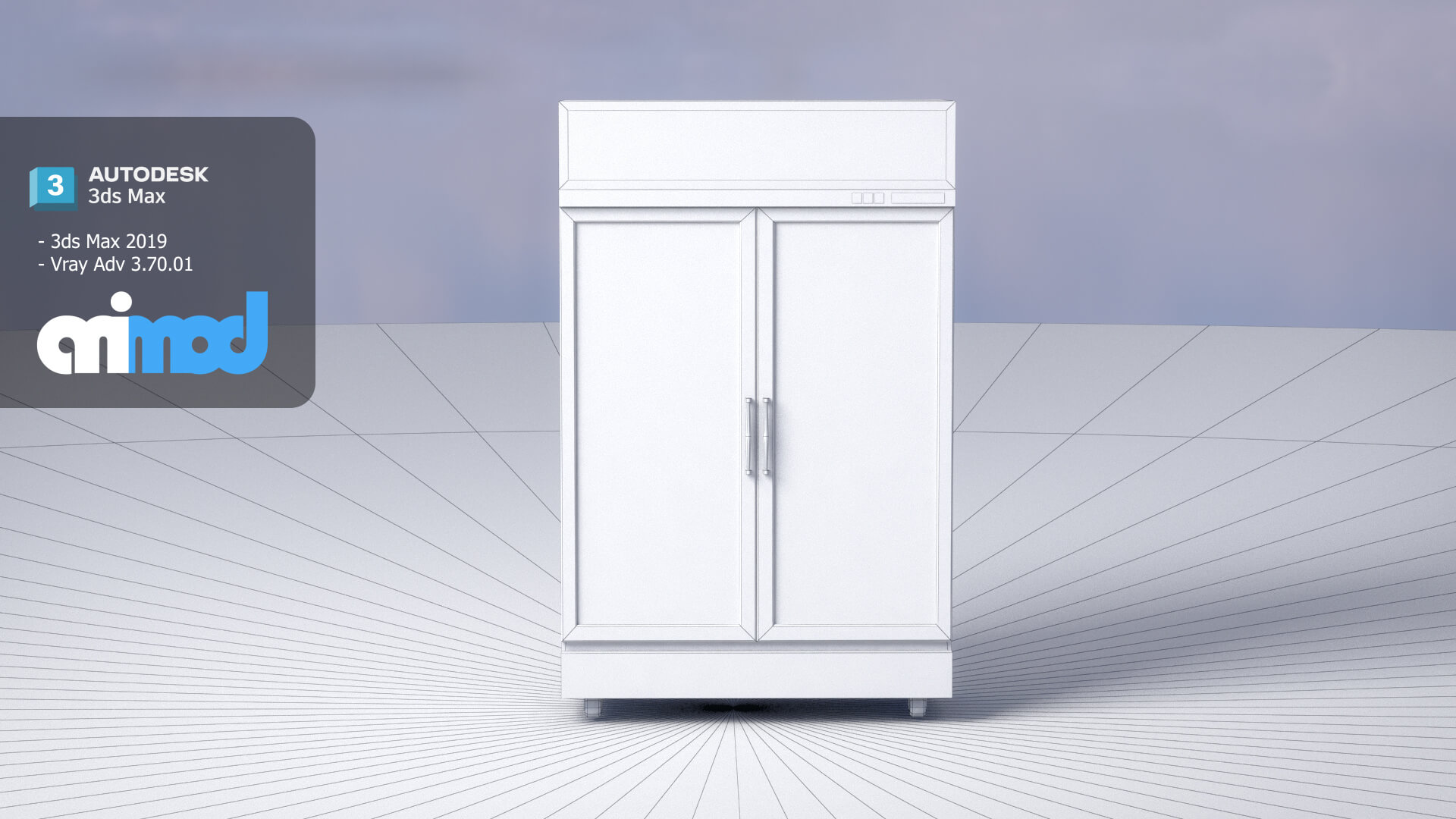 Refrigerated Display Freezer - 3D Model by animod