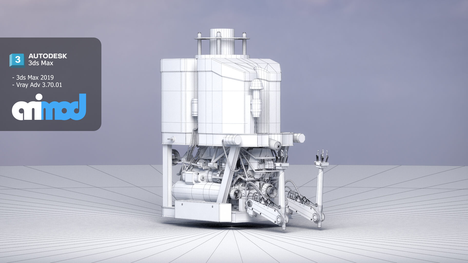 Robot Diver Character - 3D Model by animod