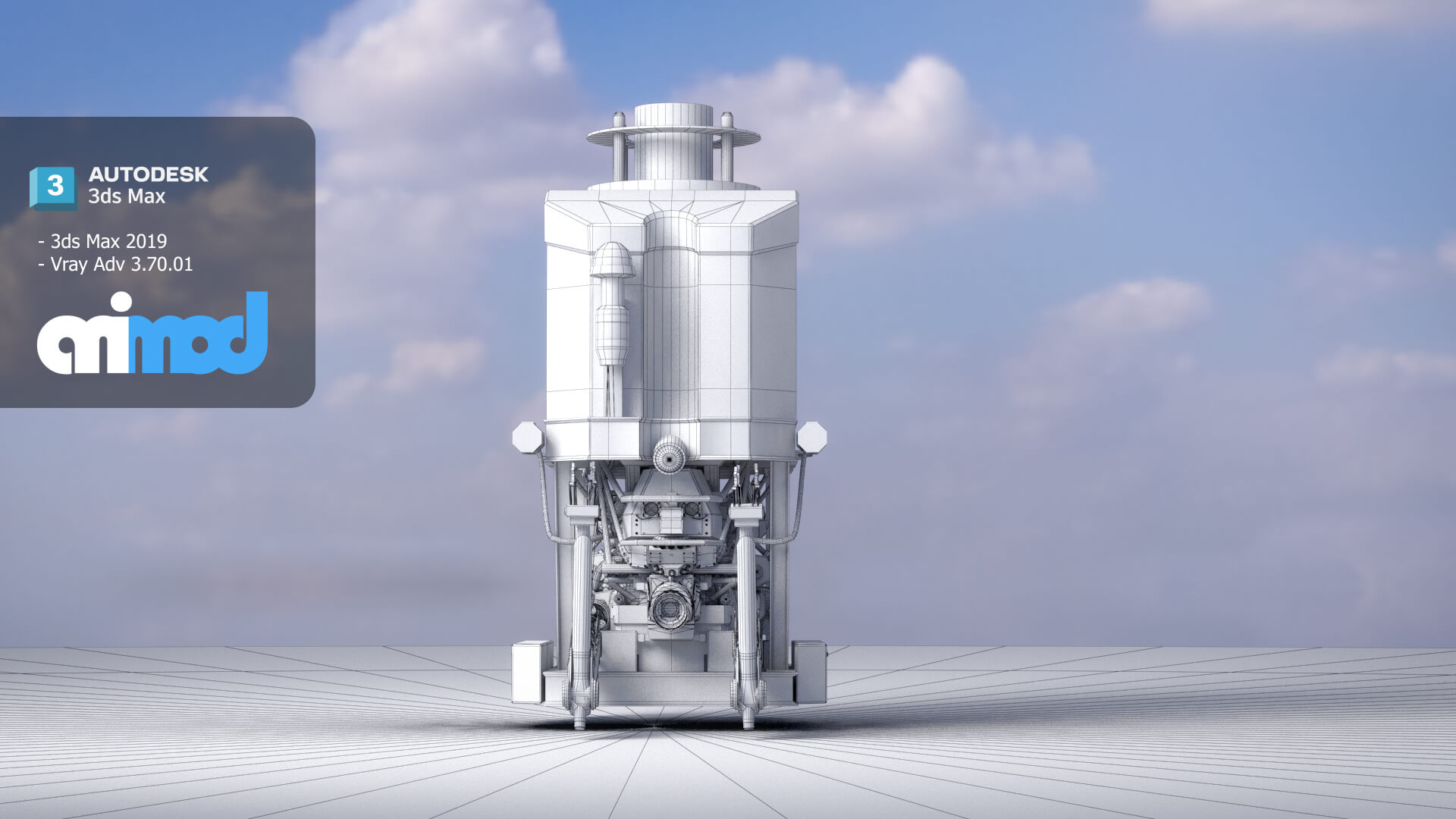 Robot Diver Character - 3D Model by animod