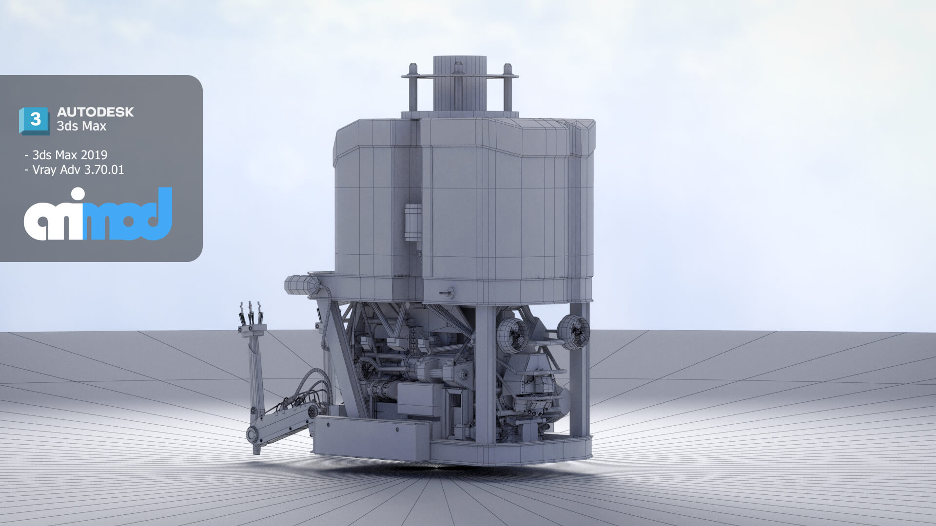 Robot Diver Character - 3D Model by animod