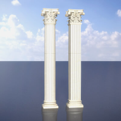 Roman Pillars - 3D Model by animod