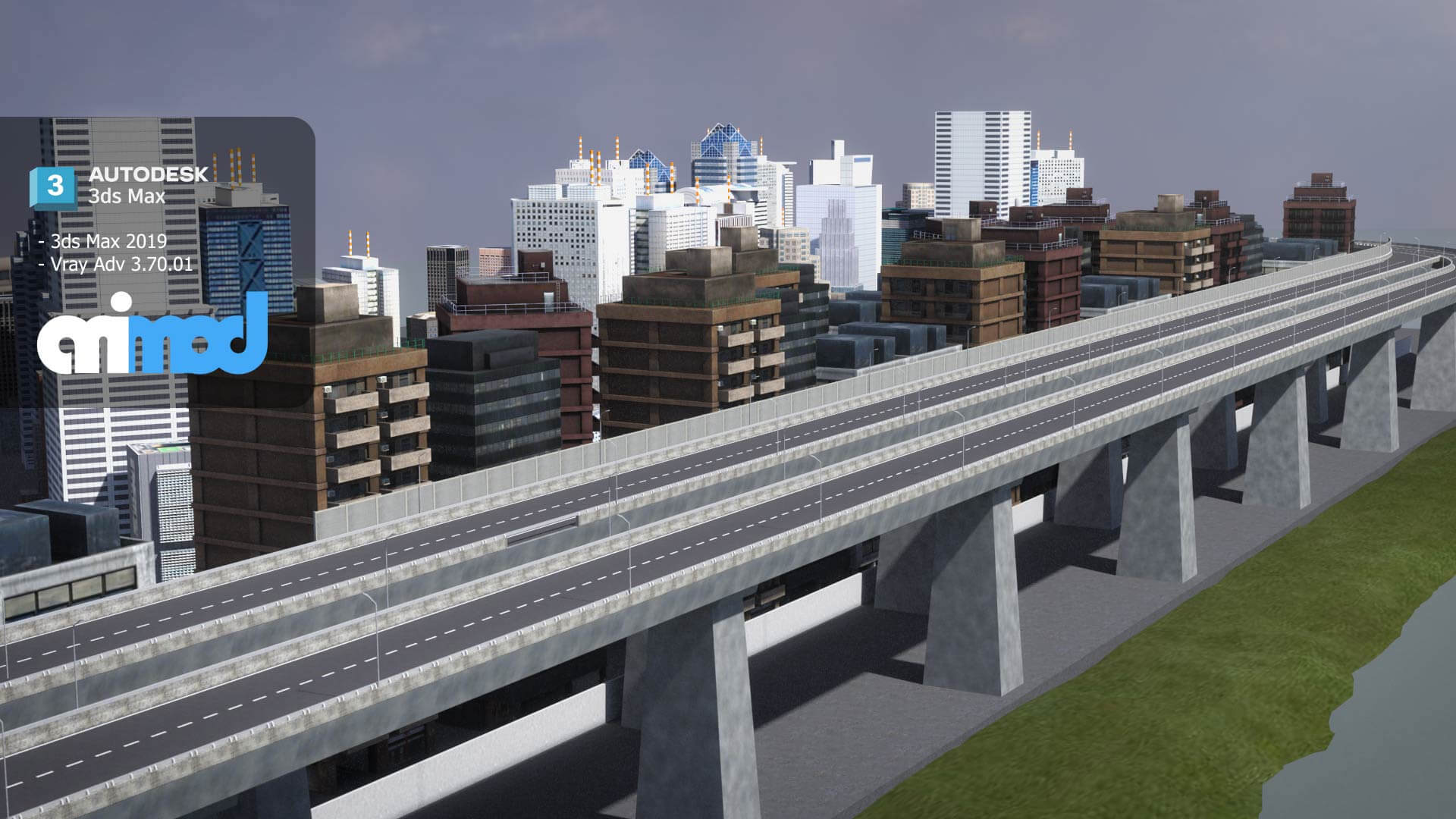 S2 Highway 02 - 3D Model by animod